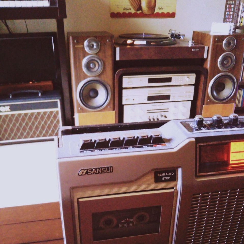 SANSUI FM／AM Radio Cassette Recorder Japan Tape Deck Recorder | eBay