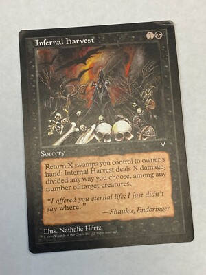 Infernal Harvest - Magic the Gathering MTG Visions Single Card | eBay
