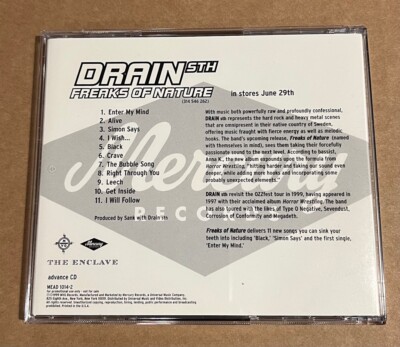 Drain STH - Freaks of Nature RARE promo advance CD '99 | eBay