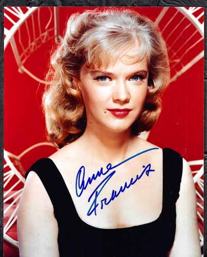 Francis, Anne: Autographed 8"x10" photo {a} Anne Francis, FORBIDDEN ...
