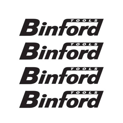 BINFORD TOOLS Sticker Car Window Tool Chest Decal Graphic Garage Tool ...