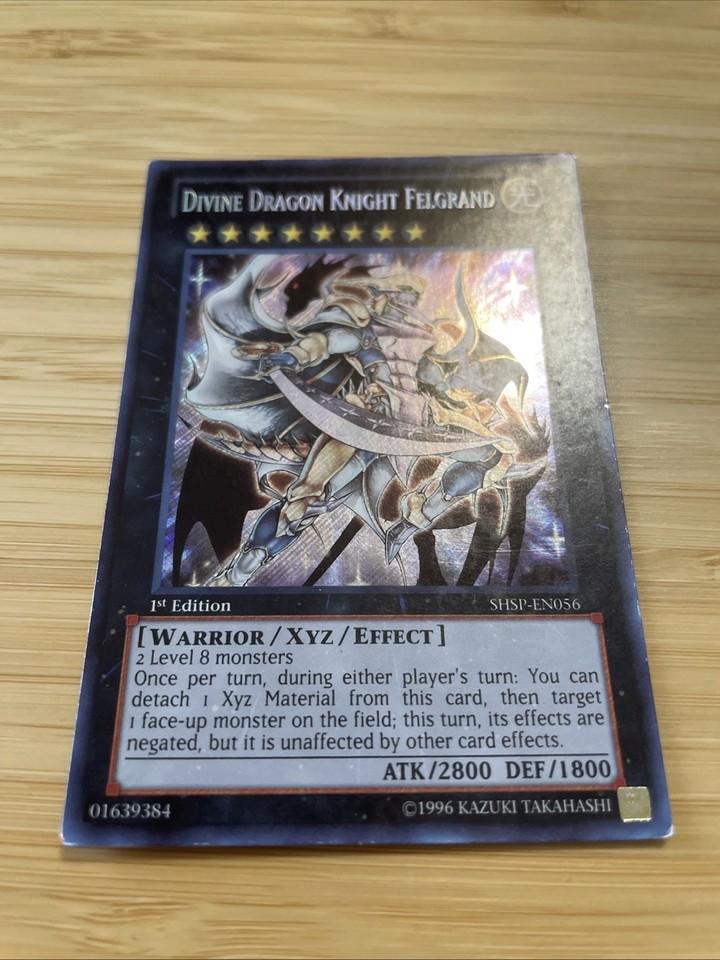 Divine Dragon Knight Felgrand SHSP-EN056 Shadow Specters 1st Edition LP ...