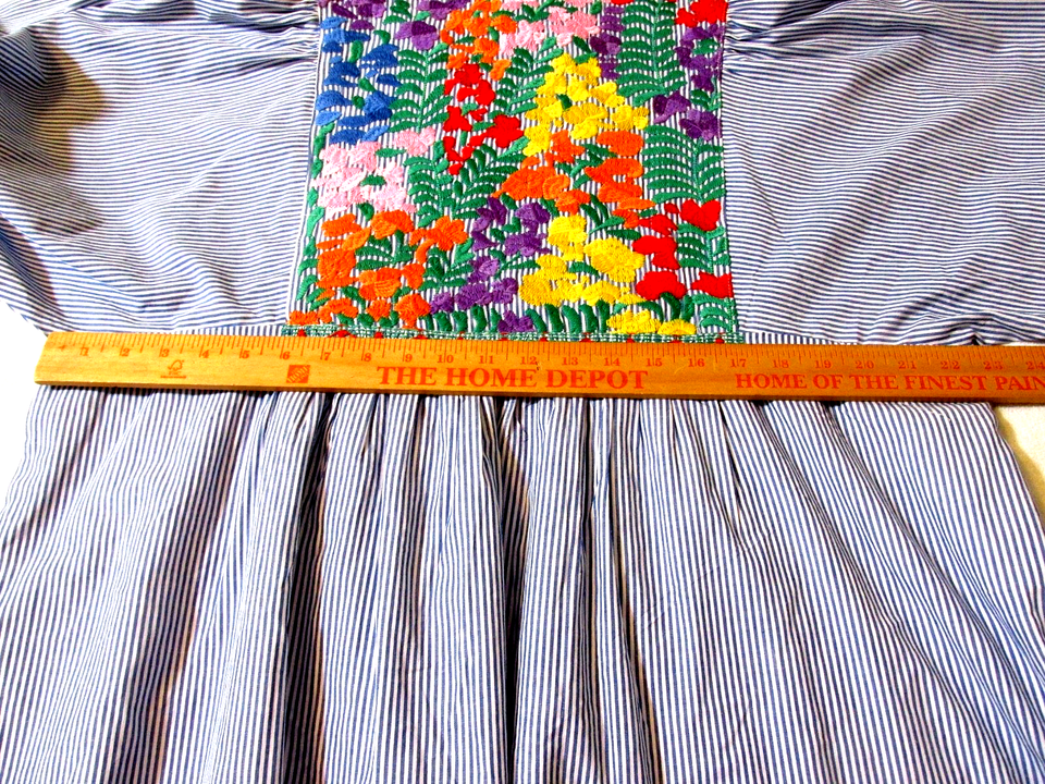 J. Marie Embroidered Flowers Carli Top Fully Lined 3/4 Sleeve sz XL NWT ...