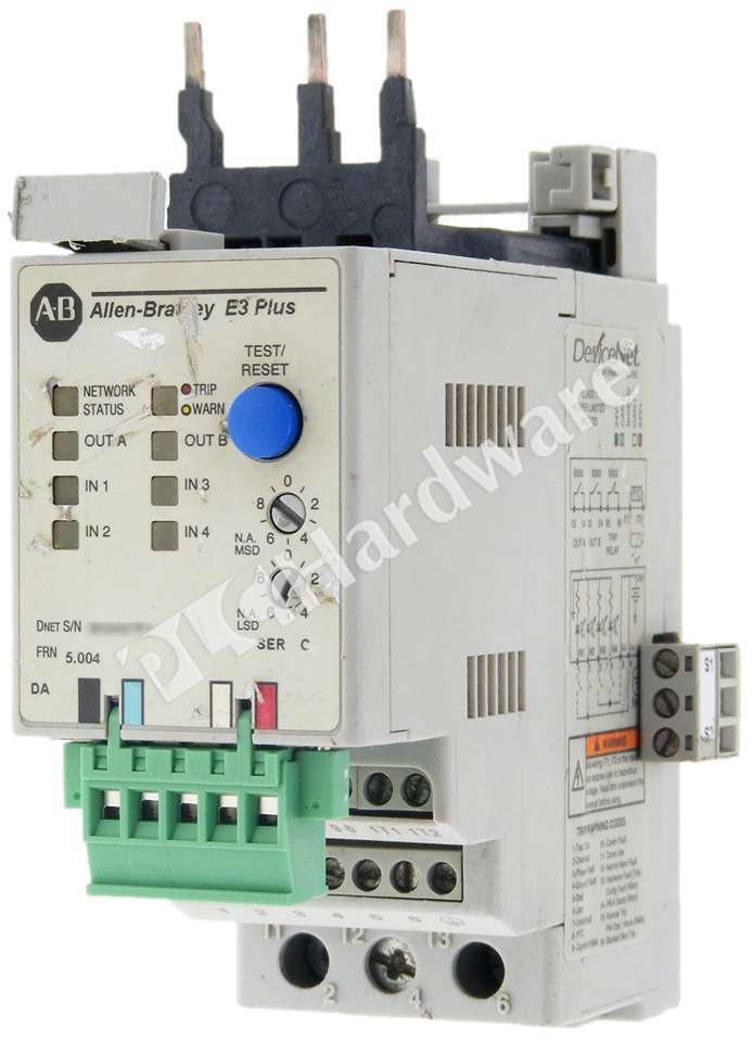 Allen Bradley 193-EC3AB /C E3 Plus Electronic Motor Protection Relay 1 ...