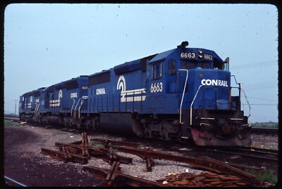 Original Rail Slide - CR Conrail 6663+ Cleveland OH 7-1979 | eBay