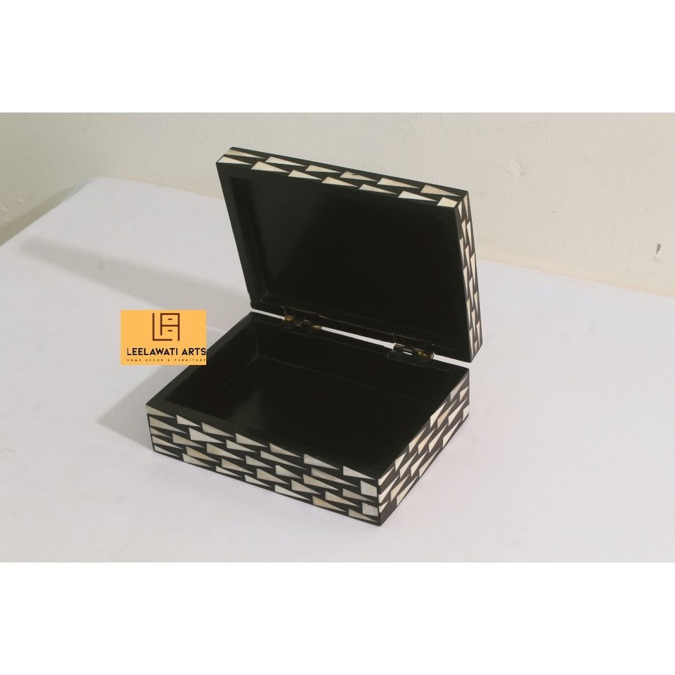 Home Décor Bone Inlay Box Decorative Jewelry Box Storage Box Gifts Box ...