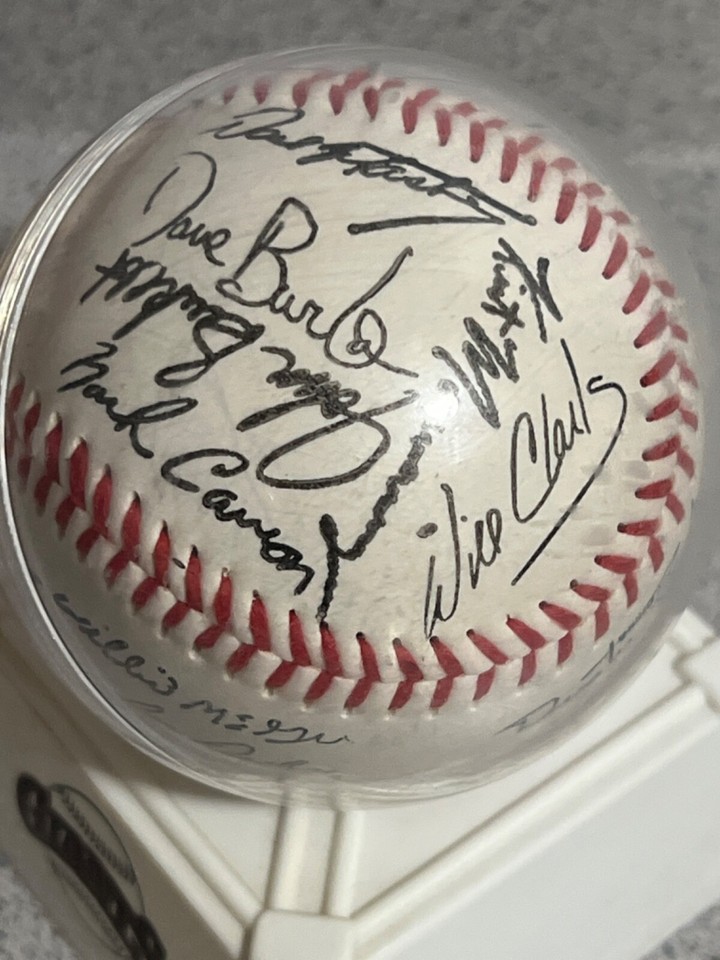 MLB Genuine Merchandise 1992 Official Autographed Baseball Ball Giants ...