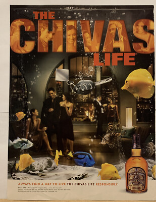 The Chivas Life Chivas Regal Magazine Ad 2006 | eBay