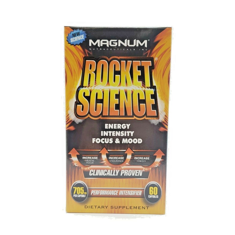 Magnum Nutraceuticals Rocket Science 60 Cap Energy Focus Mood Train ...