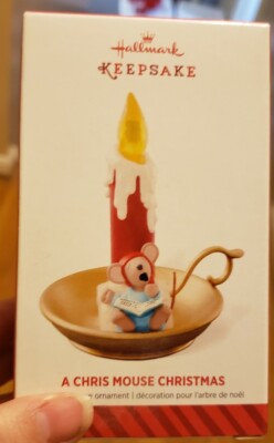 2014 Hallmark Keepsake A Chris Mouse Christmas Limited Edition Ornament ...