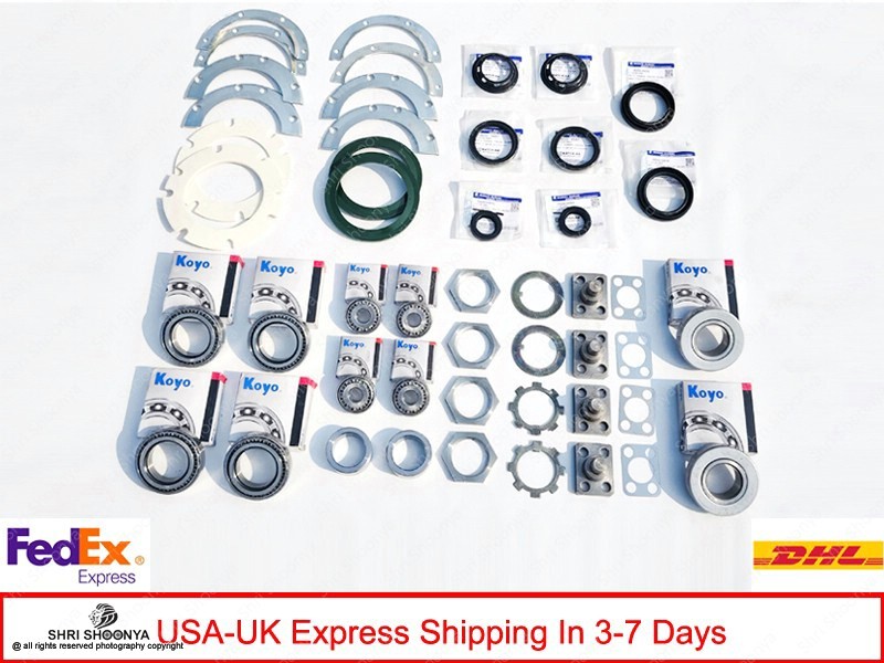 Front & Rear Axle Wheel Bearing Knuckle Kit Fits Suzuki Samurai SJ410 ...