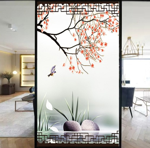 Frosted Glass Stickers Window Window Transparent Opaque Electrostatic ...