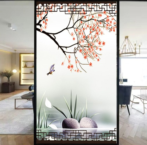 Frosted Glass Stickers Window Window Transparent Opaque Electrostatic ...