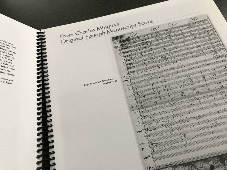 Charles Mingus Epitaph Study Score Large 341pp Rare Jazz Sheet Music | eBay