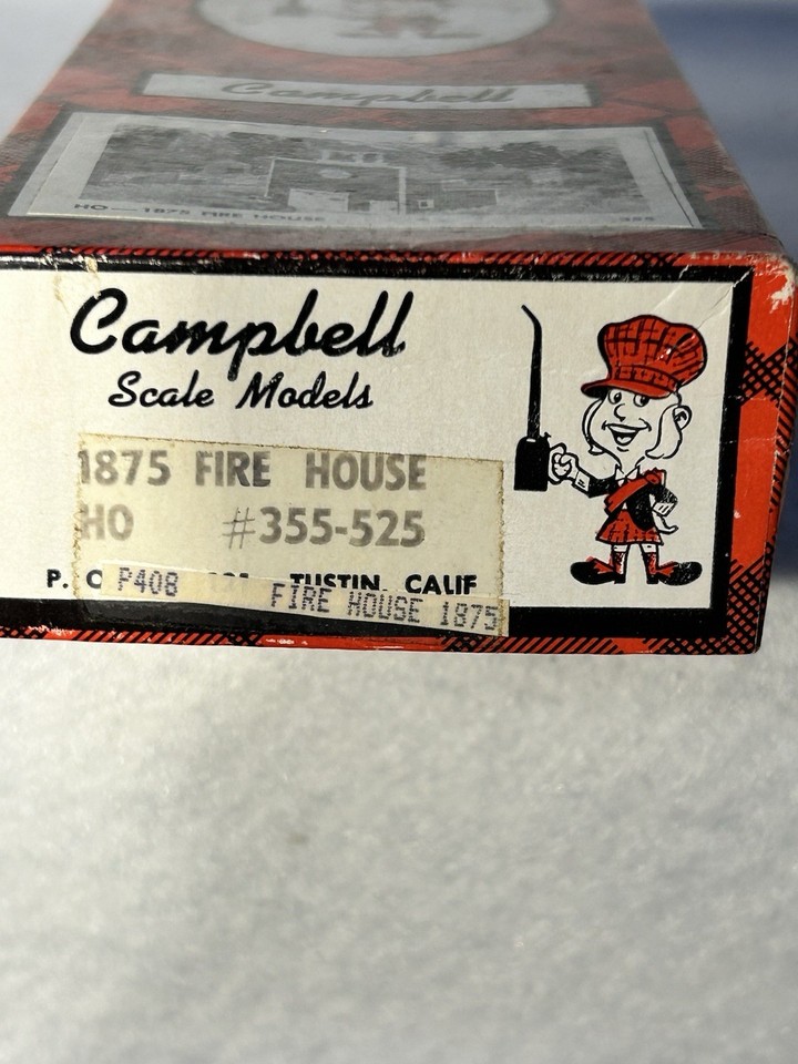 Campbell HO Scale Models, Fire House Craftsman Kit | eBay