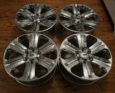 GENUINE 20" Ford King Ranch Factory Chrome Rims OEM Wheels 18 19 20 21 ...