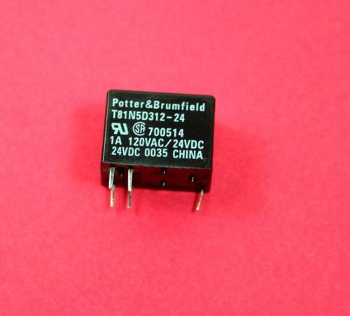 Potter & Brumfield relay T81N5D312-24 vdc spdt -1A- 5 Pins Fully ...