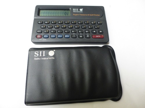SII Seiko Instruments Roget's Electronic Pocket Thesaurus & Spell ...