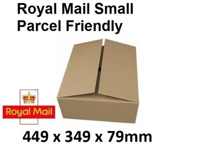 QUALITY ROYAL MAIL MAXIMUM SIZE SMALL PARCEL PACKET POSTAL BOX 449 x ...