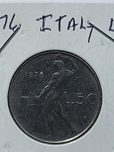 1976 Italy L.50 Coin Italian Lire Lira 1424a | eBay