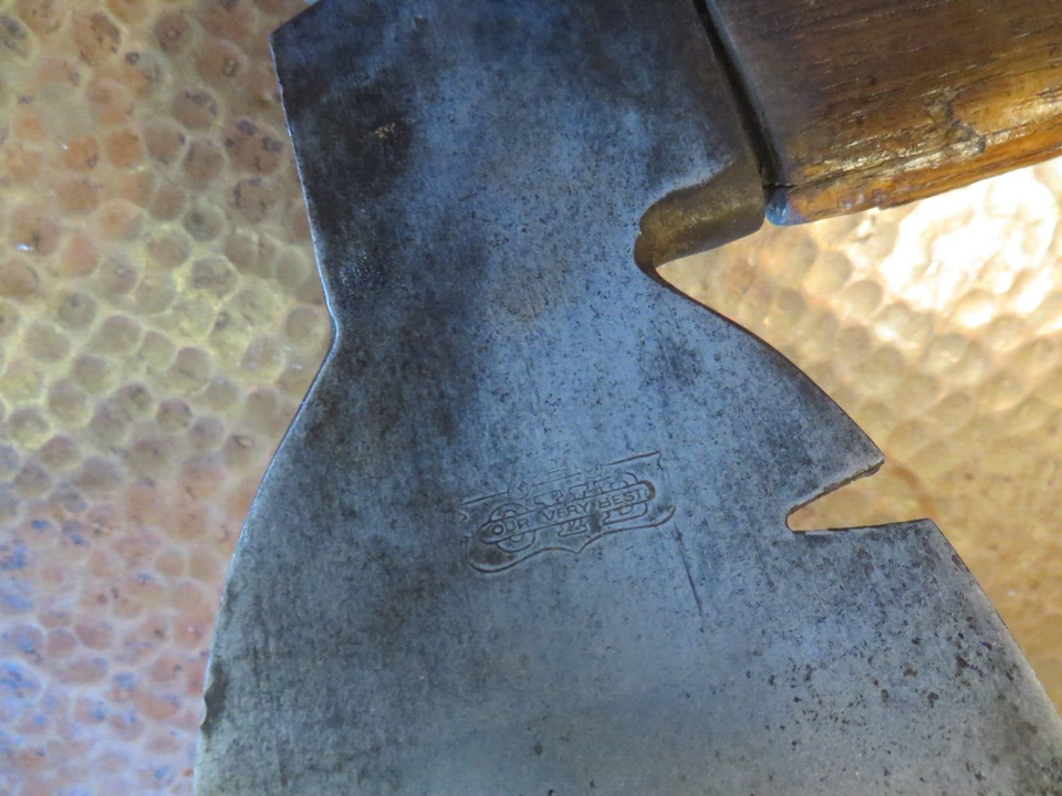 Vintage HSB Our Very Best Forged Steel Hatchet - Hickory Handle | eBay