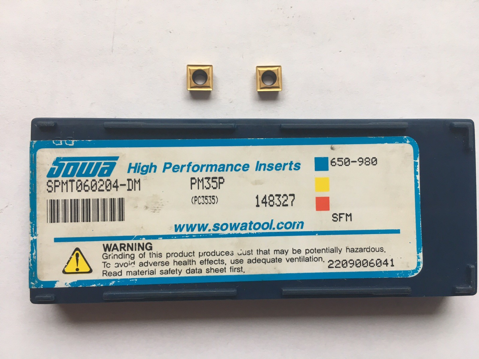 Sowa Carbide Inserts SPMT060204-DM PM35P Quantity 2 | eBay