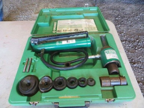 GREENLEE 7306SB 1/2" - 2" Slug Buster Knockout Punch and Hydraulic Driver Set | eBay