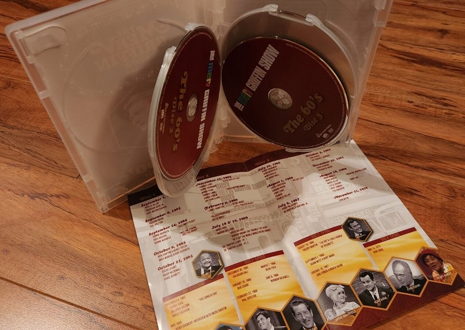 /4417 The Merv Griffin Show - The 60's 4-Disc DVD Set from MPI OOP ...