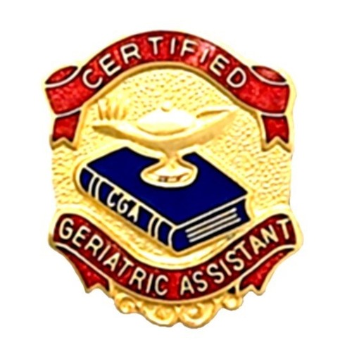 Certified Geriatric Assistant Lapel Pin Medical Emblem Professional 951 ...