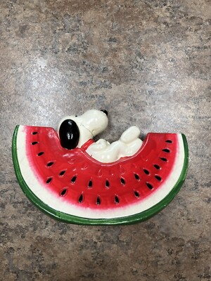 Snoopy Watermelon Bank Vintage | eBay