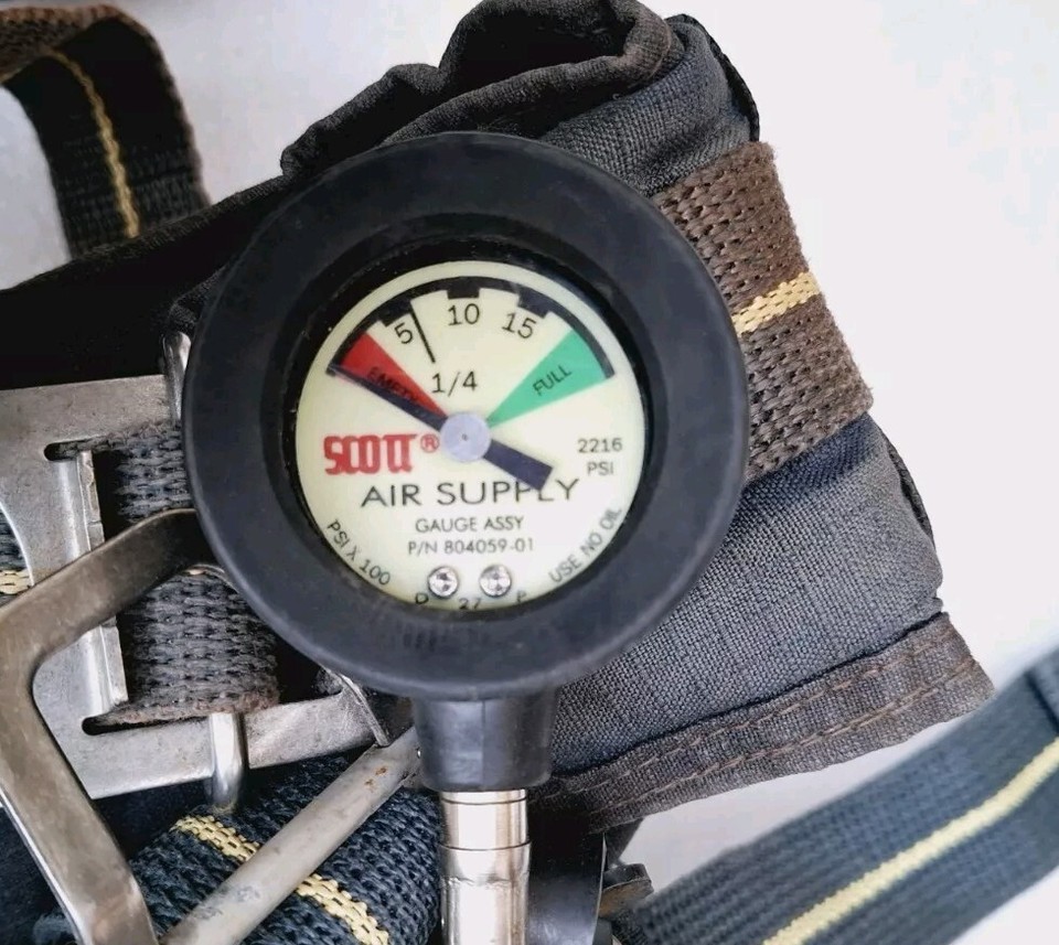SCOTT 2.2 PN/804415-01 SCBA SET WITHOUT FACE MASK WITH HUD UNIT SCOTT ...