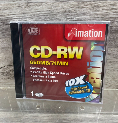 IMATION CD-RW 4x-10x Compatible 650MB/74 Min High Speed Drives | eBay
