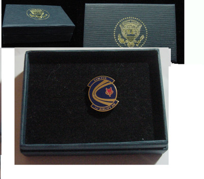 Presidential SAM FOX Lapel Pin-1ST AIRLIFT SQUADRON (Air Force One AF-1 ...