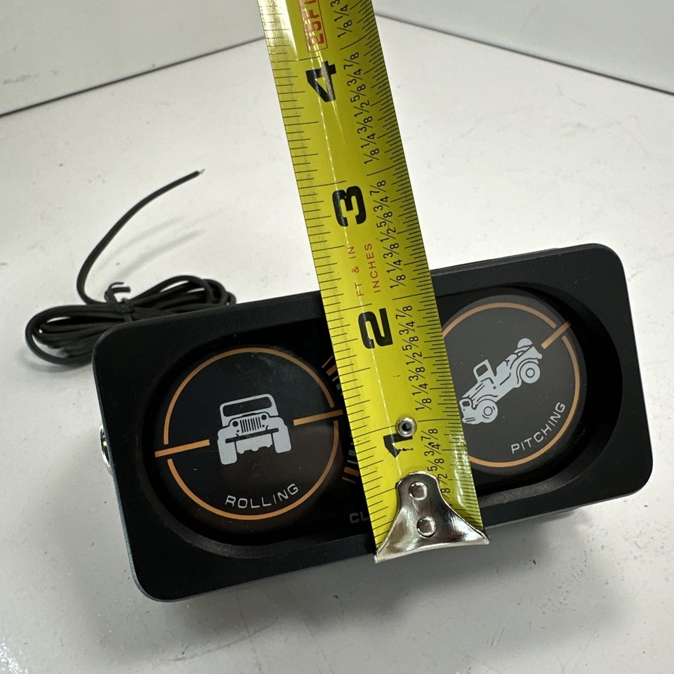 Off Road 4x4 Inclinometer Land Gauge Clinometer Pitch And Roll Meter w ...