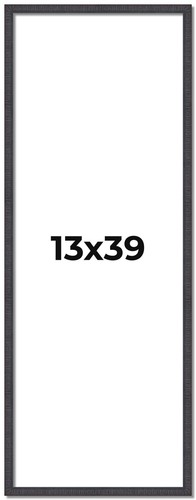 13x39 Frame Brown Picture Photo Frame UV Acrylic Wood Panoramic Frame ...