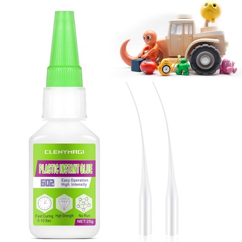Super Glue for Plastic Repair, Fast Drying Plastic Glue Strong Adhesive ...