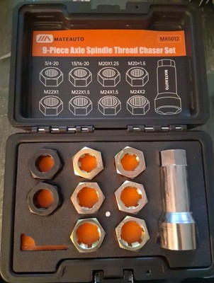 Mateauto 9-Piece Axle Spindle Thread Chaser Set | eBay