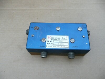 Telewave T-1950 UHF (806-960 MHz) Dual Circulator / Isolator, 150 Watts ...