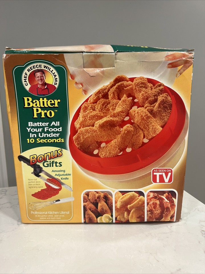 NIB Batter Pro System by Chef Reece Williams + Bonus Gifts Adj Knife ...