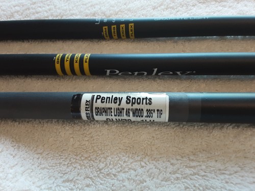 THREE Penley Graphite Light Ladies Flex 46Inch Driver Golf Shafts with ...