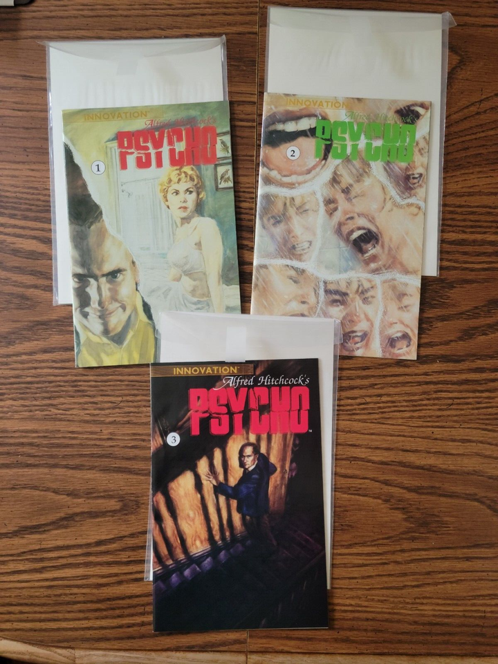 Alfred Hitchcock's Psycho - Issues 1,2,3 - 1992- LN Cond - Updated Price | eBay