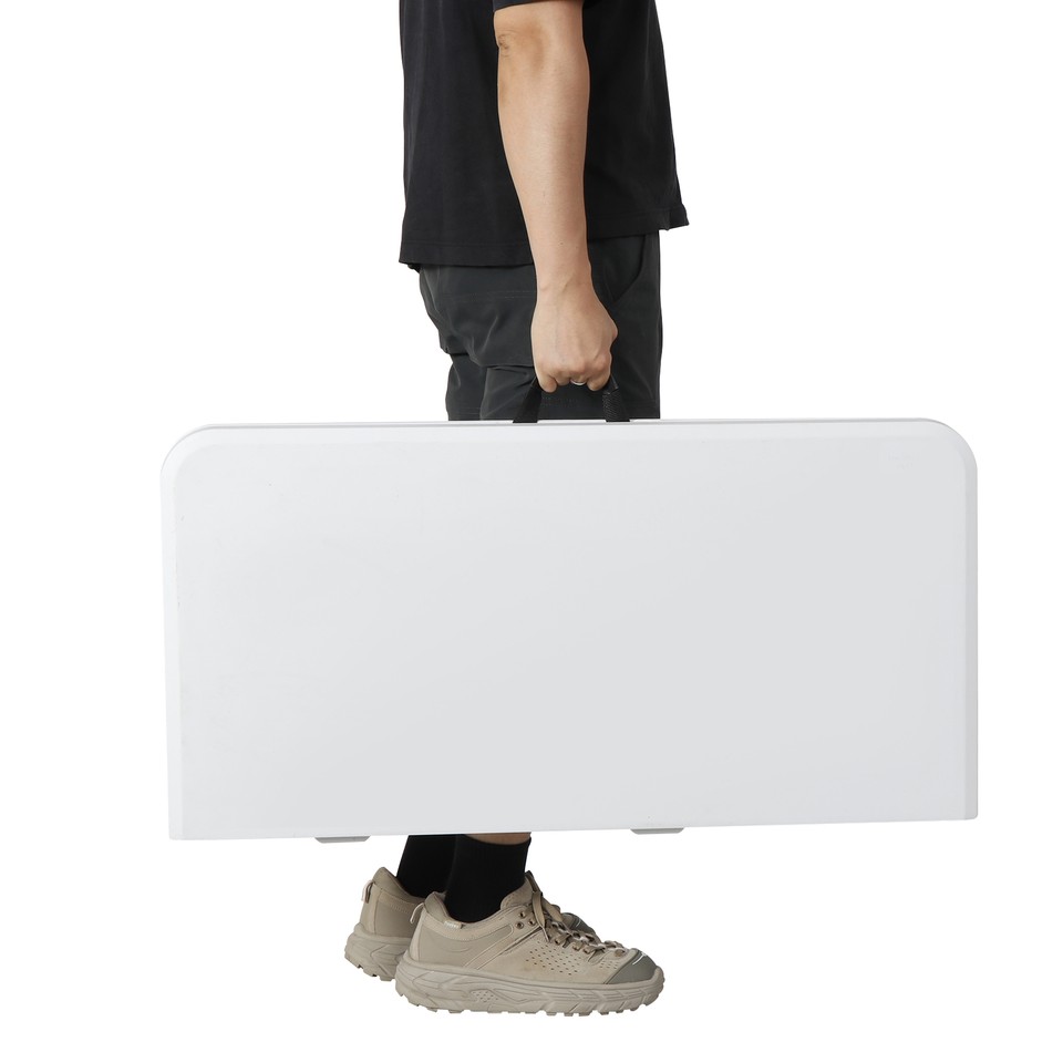 3 Foot Square Folding Card Table Indoor Outdoor Plastic Table w ...