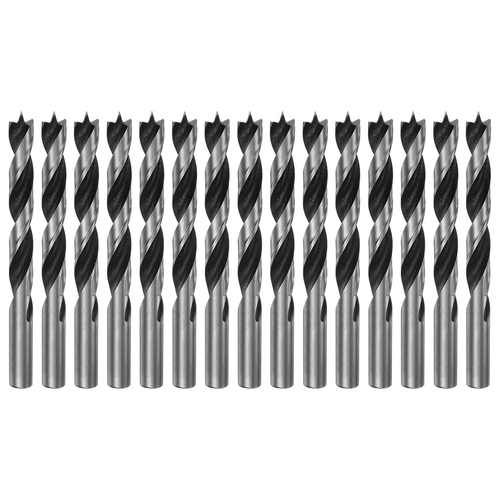 15Pcs Brad Point Drill Bits 12Mm(30/64") Dia Straight round Shank Drill ...