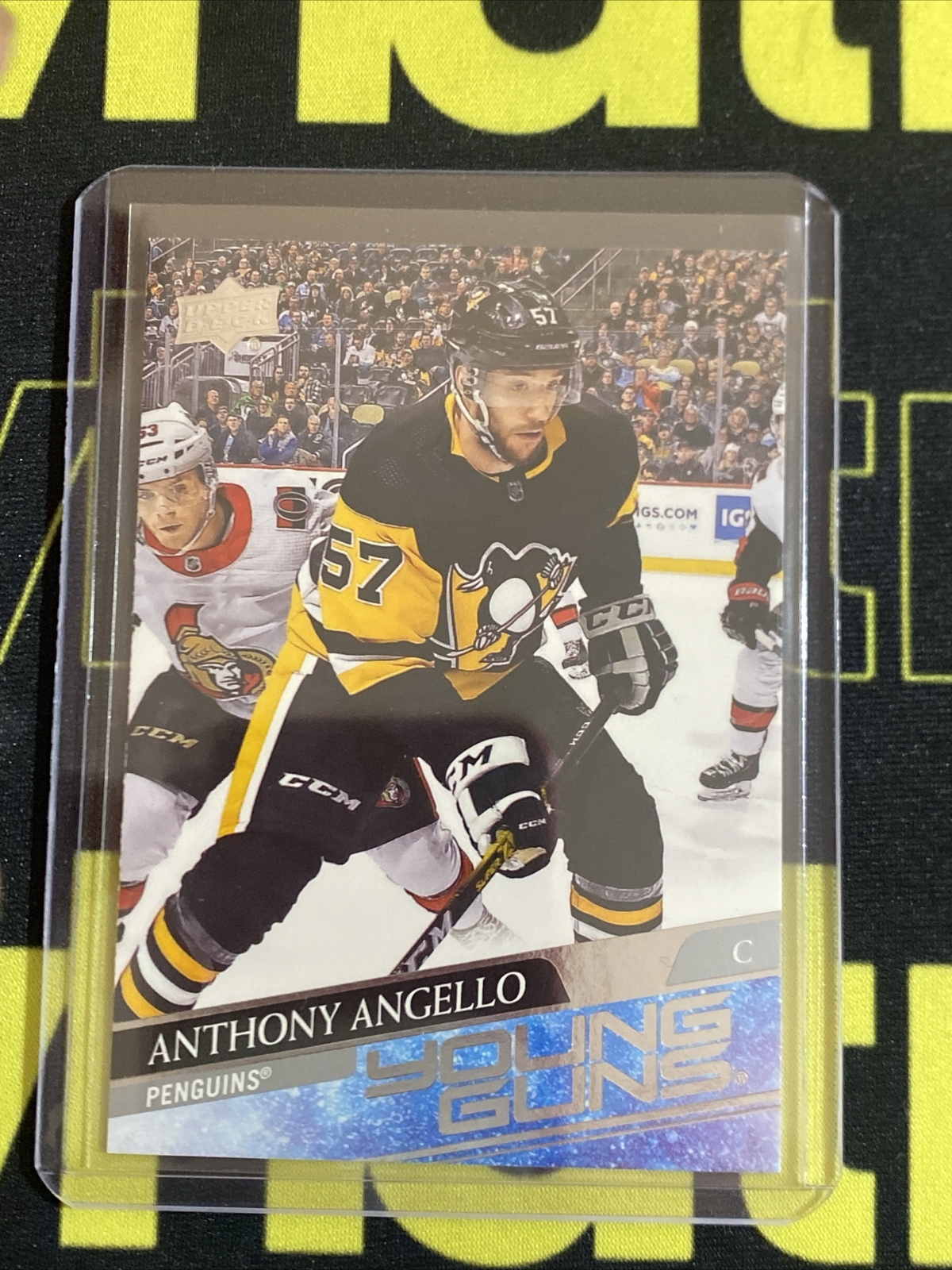 2020-21 UPPER DECK SERIES 2 ANTHONY ANGELLO YOUNG GUNS 1 ROOKIE CARD ...