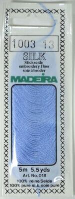 Madeira 100% PURE SILK 4-Strand Hand Embroidery Thread Colour 1003 ...