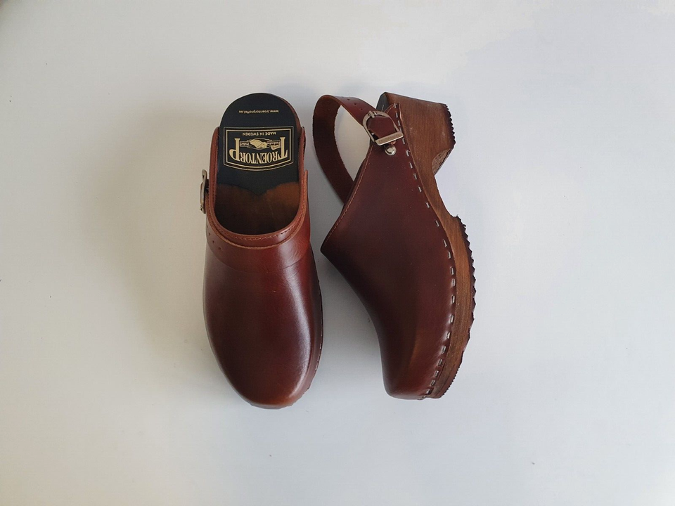 Swedish Clogs Troentorp Bastad Brown | eBay
