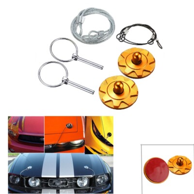 CNC Universal Car Racing Sport Bonnet Hood Pin Lock Latch Appearance ...