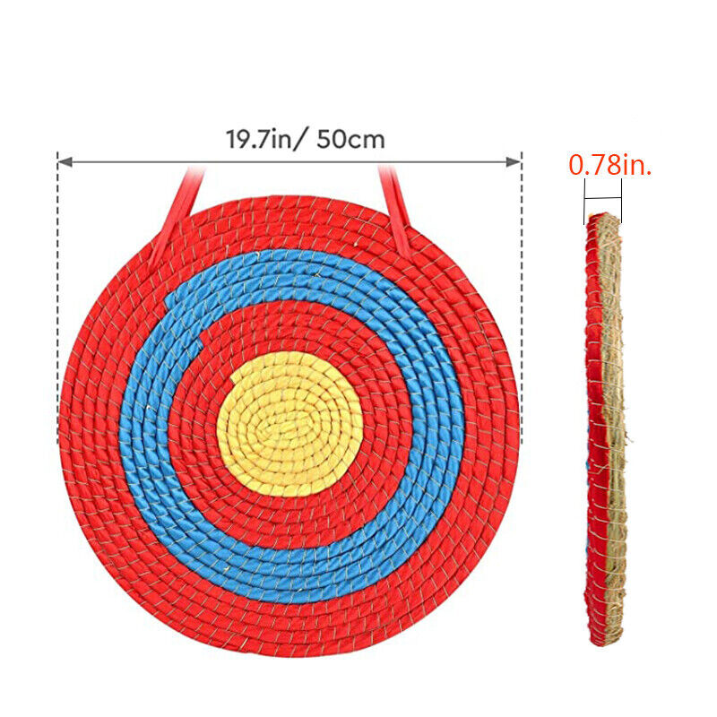 50cm/20"Archery Straw Target Round Bow Arrow Target Shooting Practice ...