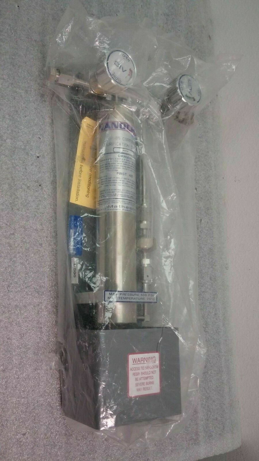 Matheson Tri Gas Model HP-85 . HCL Purifier L-500 | eBay
