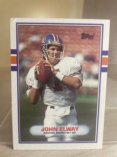 John Elway 1989 Topps Card #241- Dinged Corner | eBay